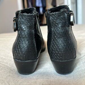 Aldo | Shoes | All Leather Ankle Bootie 12 Inch Heel | Poshmark